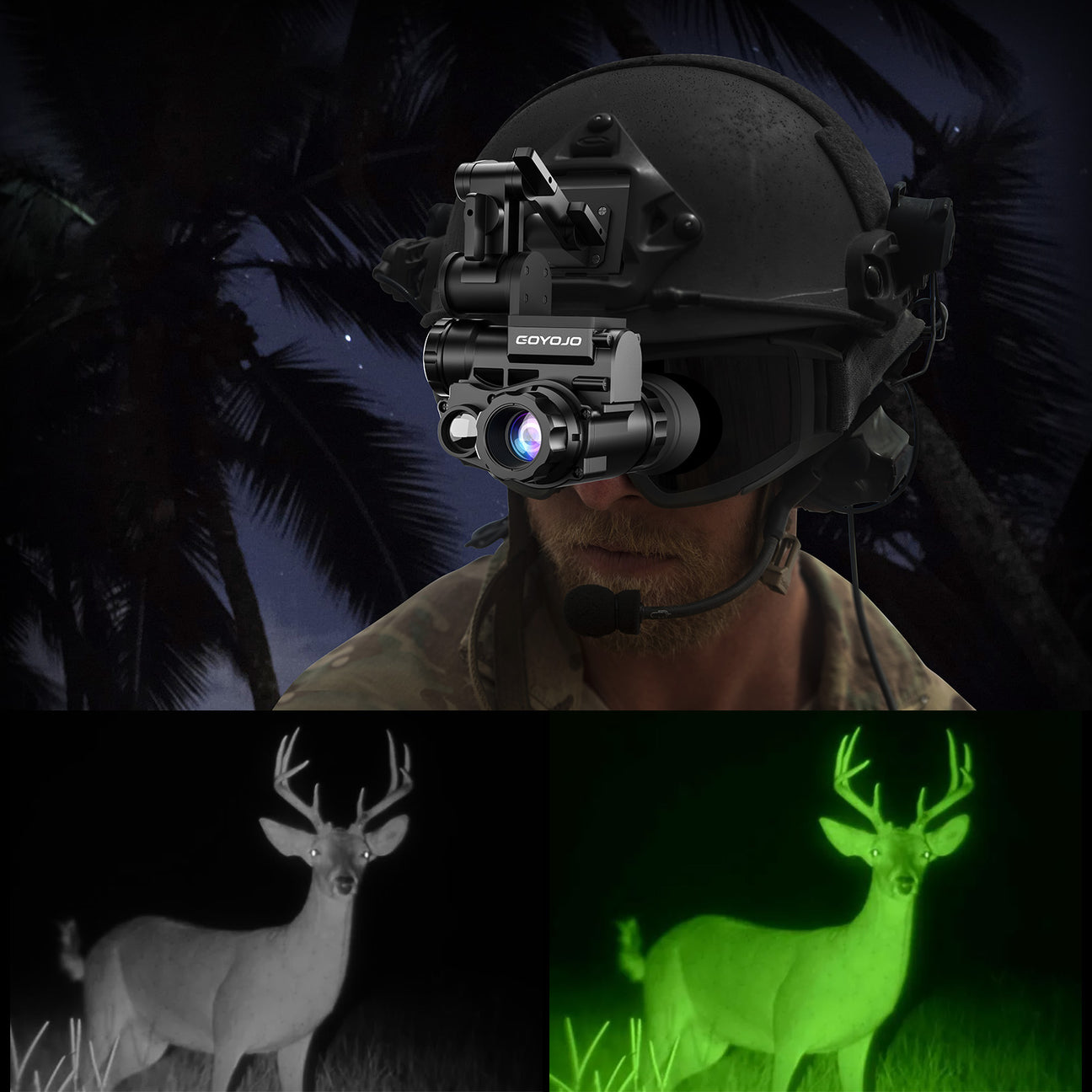 GOYOJO NVG20 Night Vision Goggles | 2K Clarity - GOYOJO Outdoors